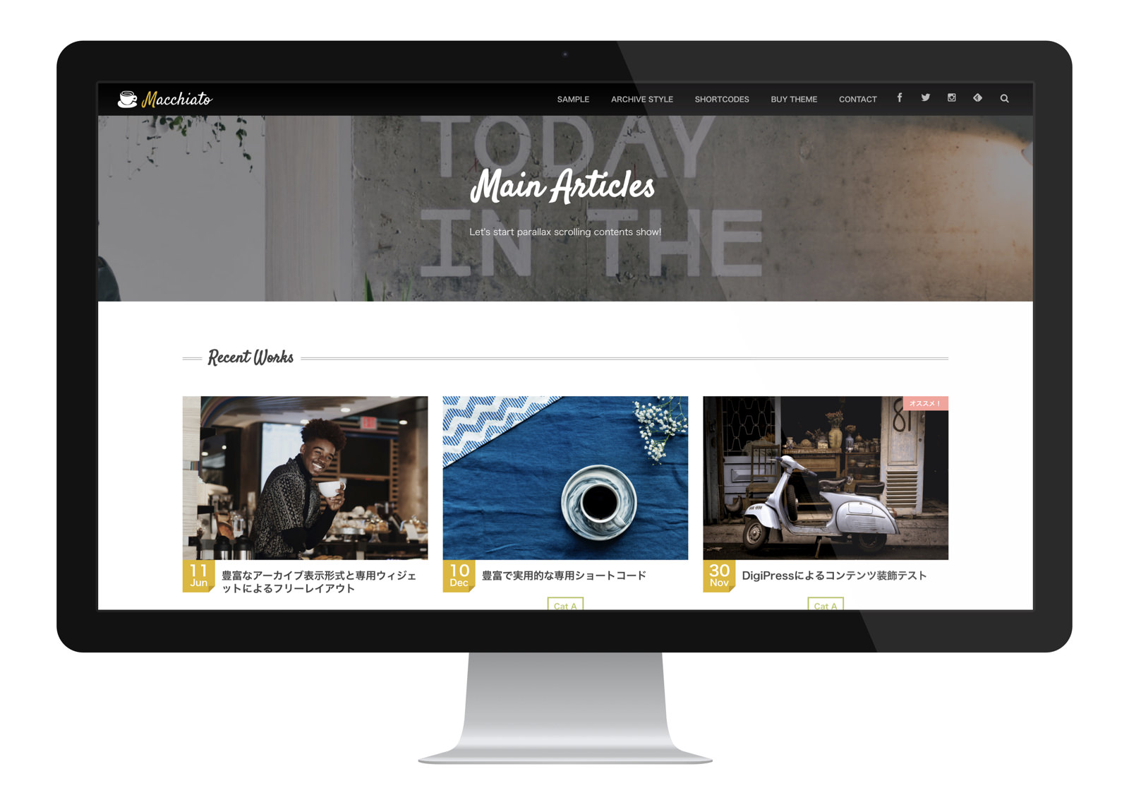 Macchiato / Custom Skin Pack | WordPress テーマ DigiPress